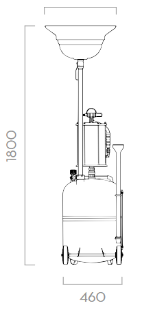 Sběrná nádoba na olej 80 litrů VACUDRAINER 80 | Agro Tech